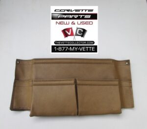 69-77 Corvette Map Pocket- Saddle- USED | The Vette Collector